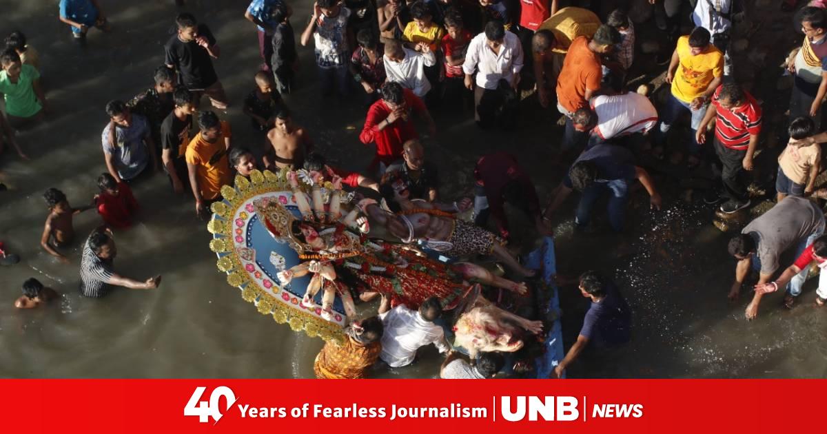Bijoya Dashami: Durga Puja ends with immersion of goddess