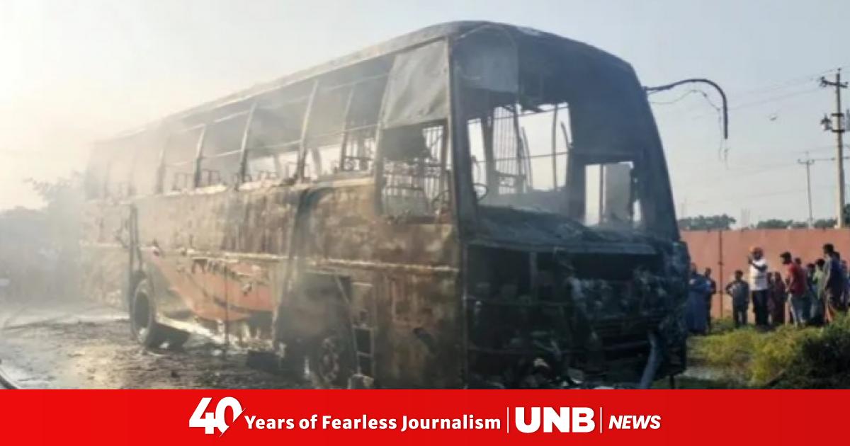 BGB man killed as his motorcycle collides with bus, causing fireball