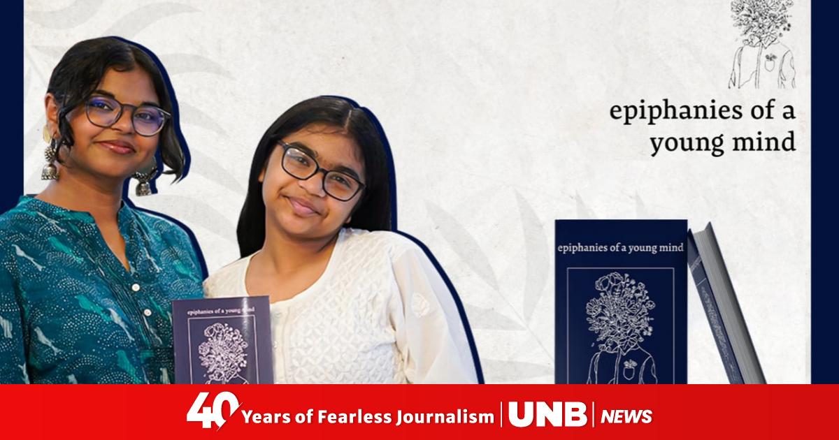 Sisters Triumph Over Pandemic Challenges: "Epiphanies of a Young Mind" book unveiled in Dhaka