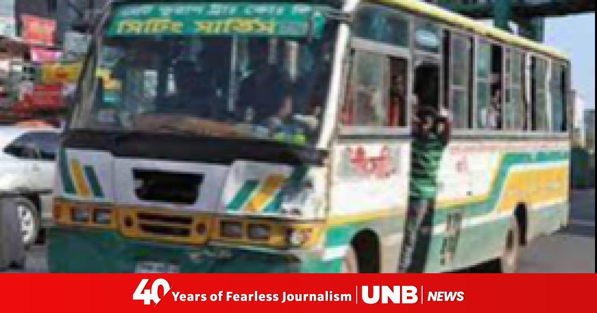 Turag Paribahan bus set on fire in Dhaka’s Dholaipar