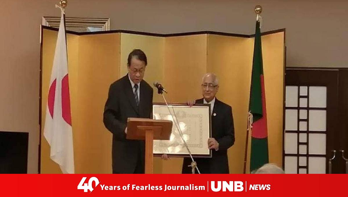 Prof Jamilur receives Japan’s ‘Order of Rising Sun’ award