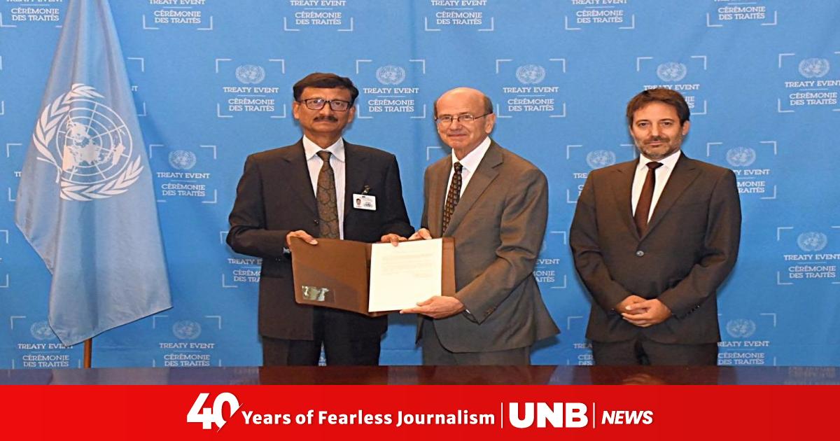 Bangladesh deposits instrument of ratification of BBNJ Agreement