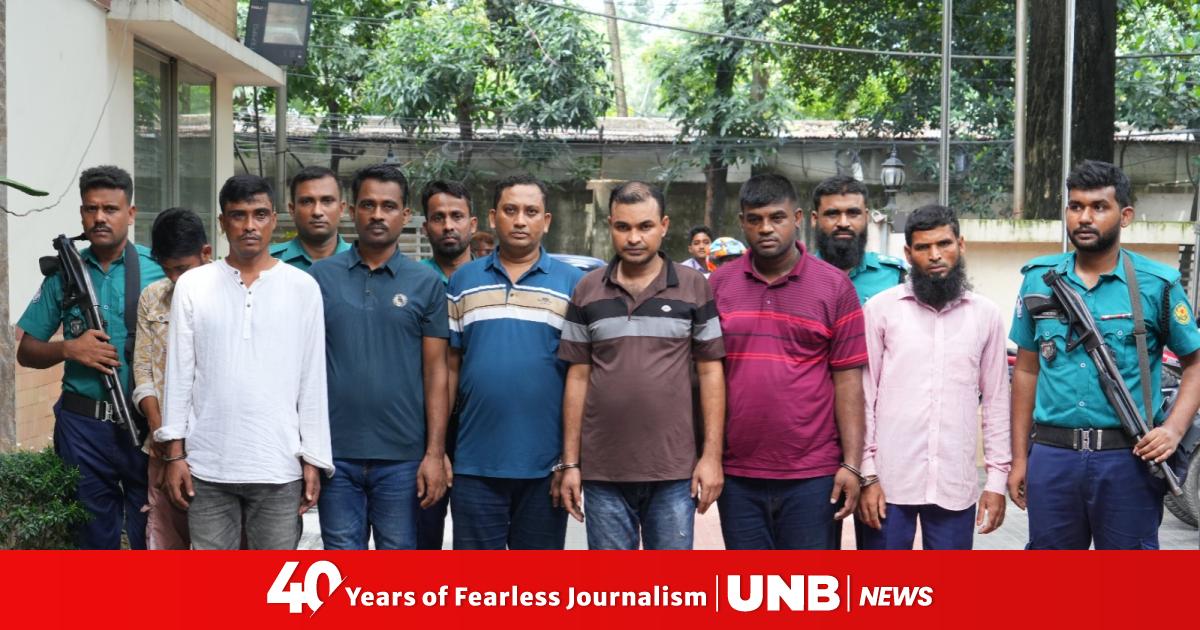 Seven robbery gang members arrested in Dhaka