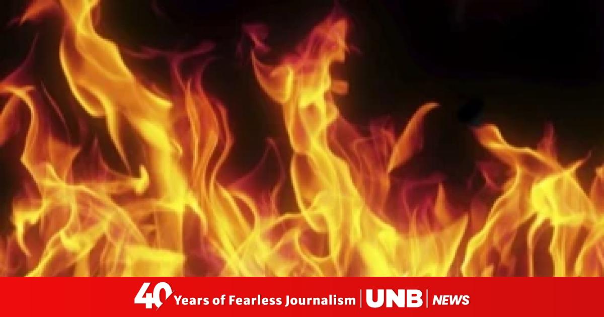 Fire damages valuables of jute sack warehouses in Gazipur