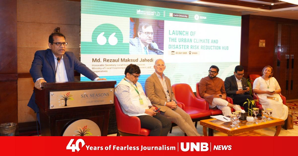 Urban Climate and Disaster Risk Reduction Hub launched