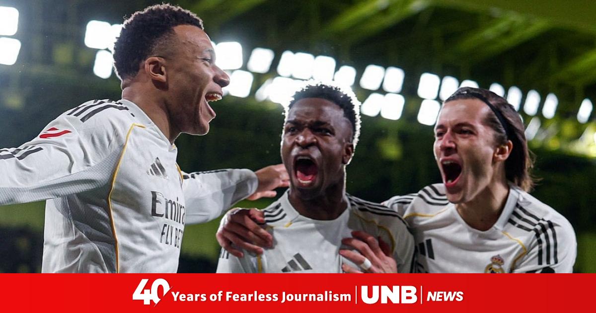 Mbappé brace lifts Real Madrid to La Liga top with 2-0 win at Villarreal