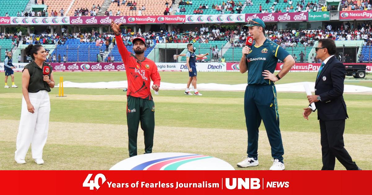 Australia bat first in 2nd T20I against Bangladesh