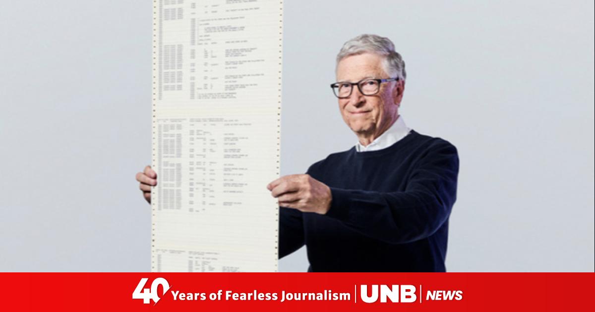 Microsoft founder Bill Gates reminisces about a 50-year-old computer ...