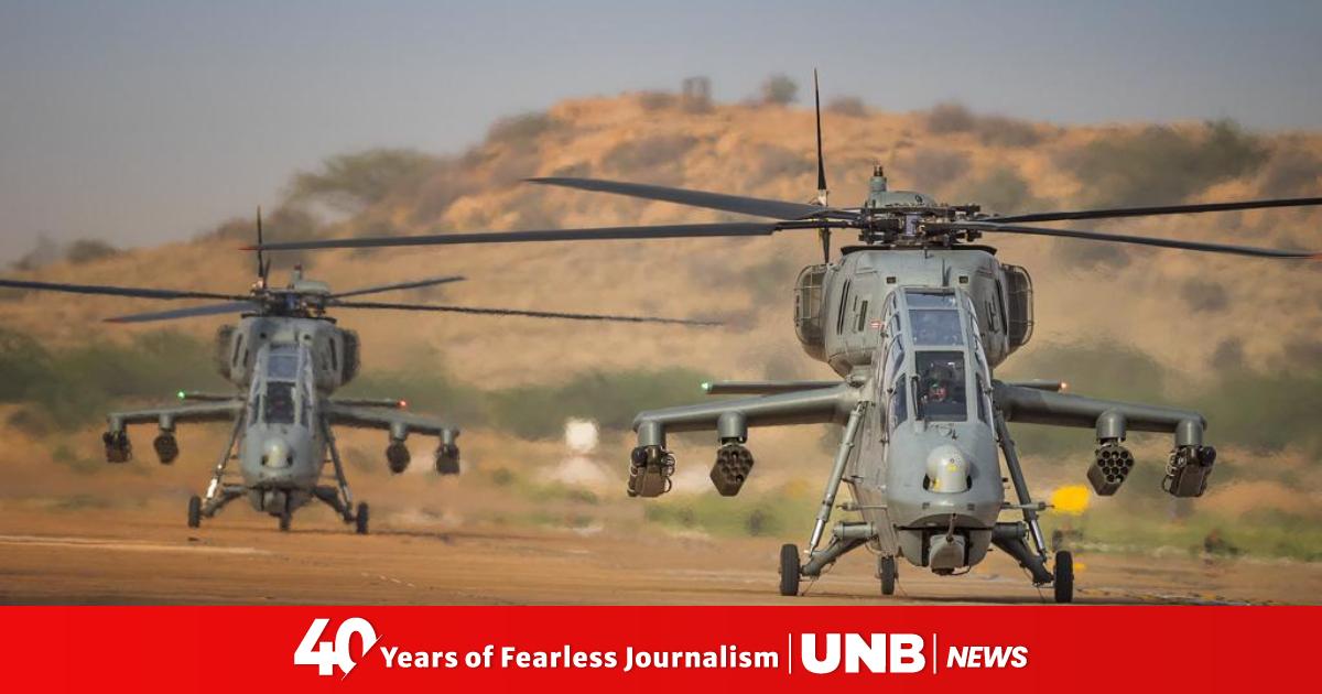 'Prachand': Indian air force gets first home-built light combat choppers