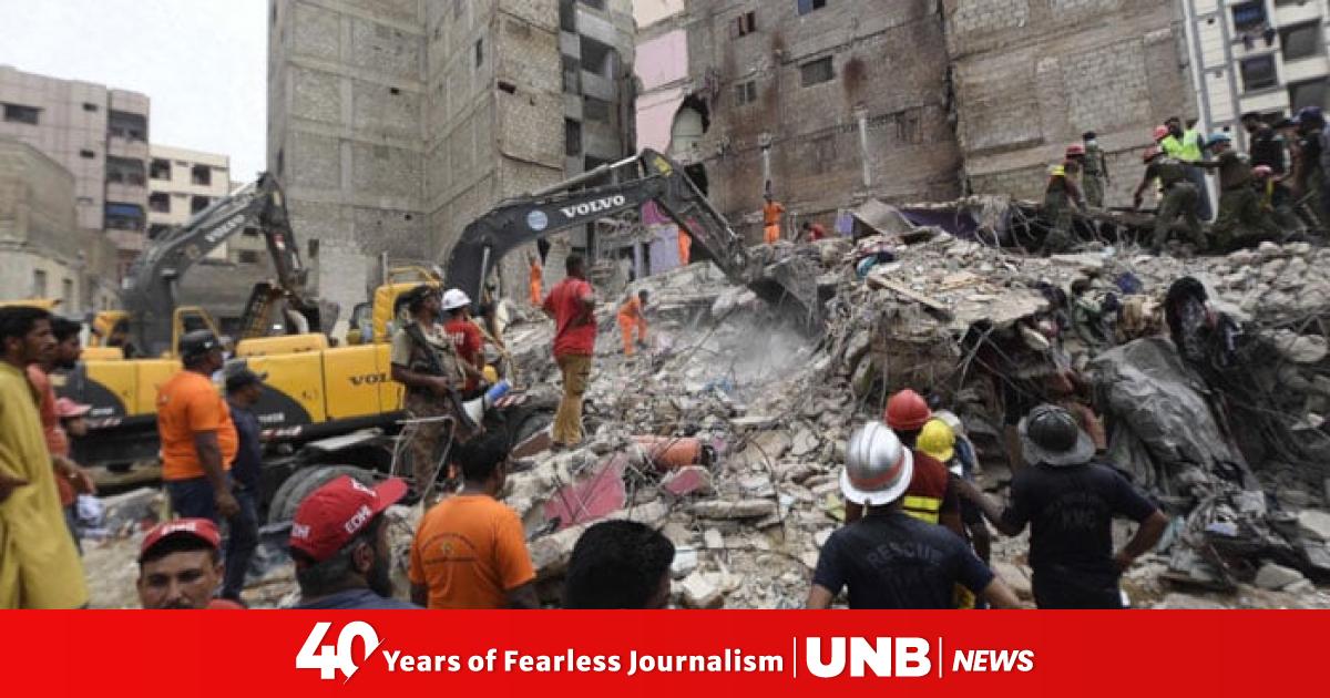 Death toll rises to 16 in Pakistan building collapse