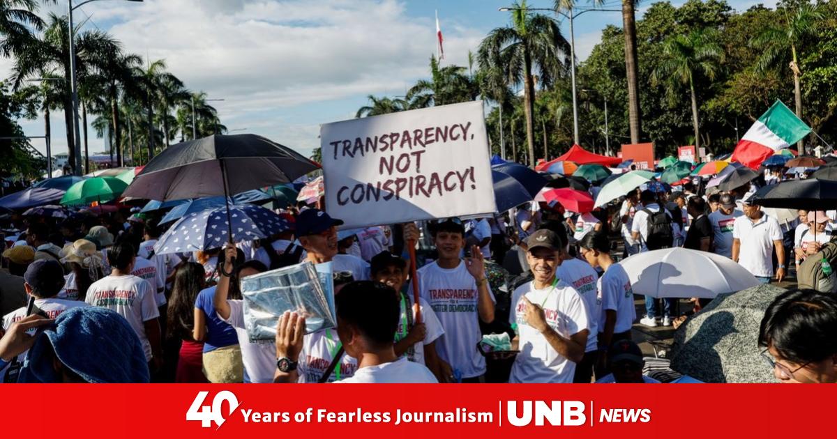Hundreds of thousands rally in Manila over flood-control graft scandal