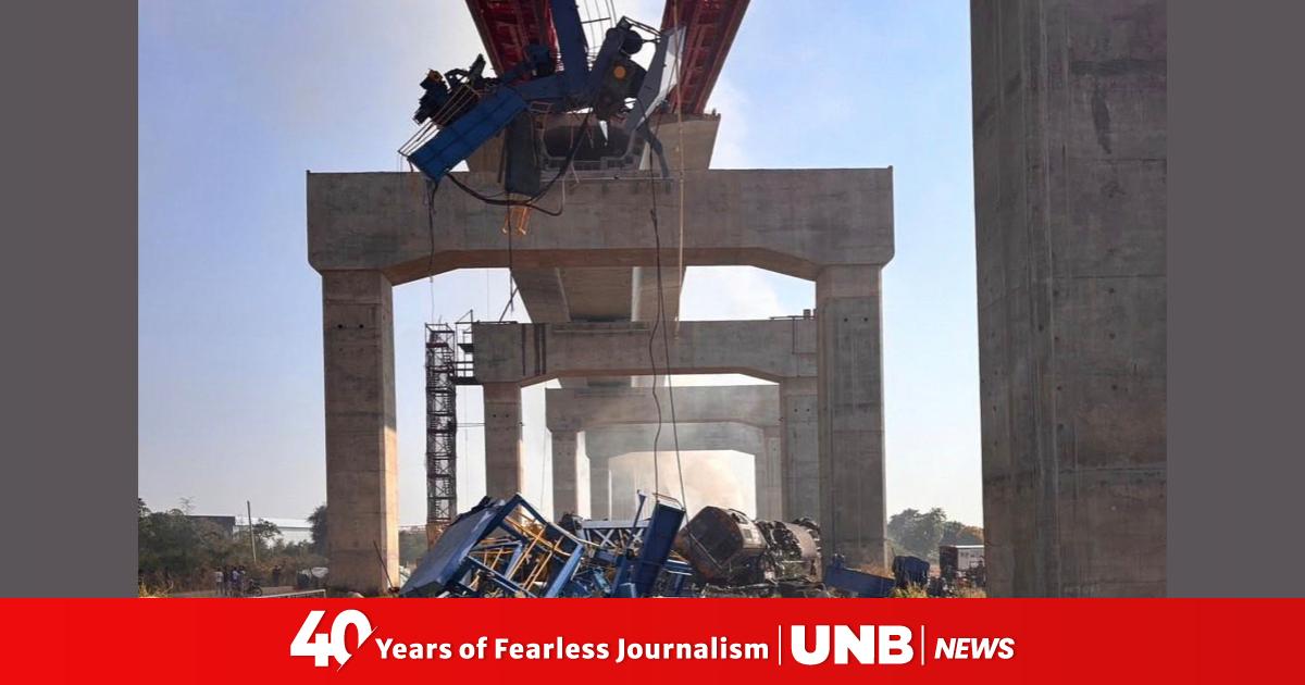 At least 22 killed as crane collapses on train in Thailand