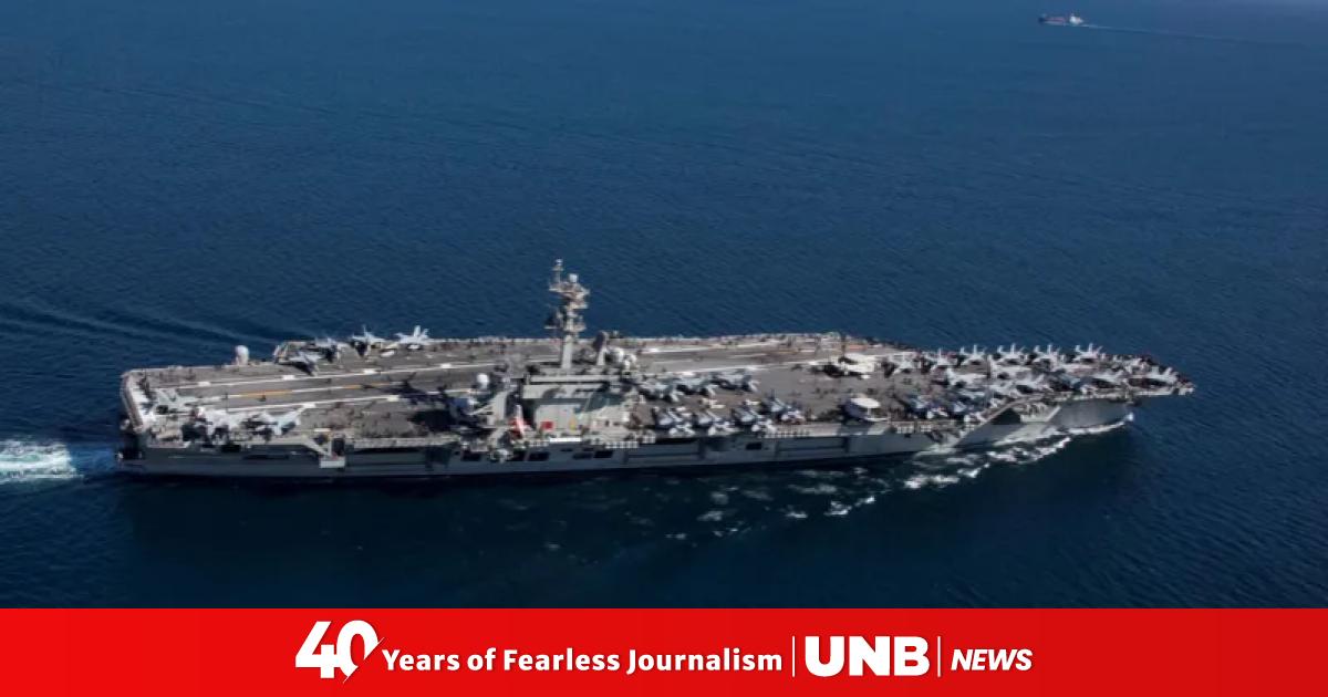 Trump warns Iran as US naval fleet builds up in Gulf